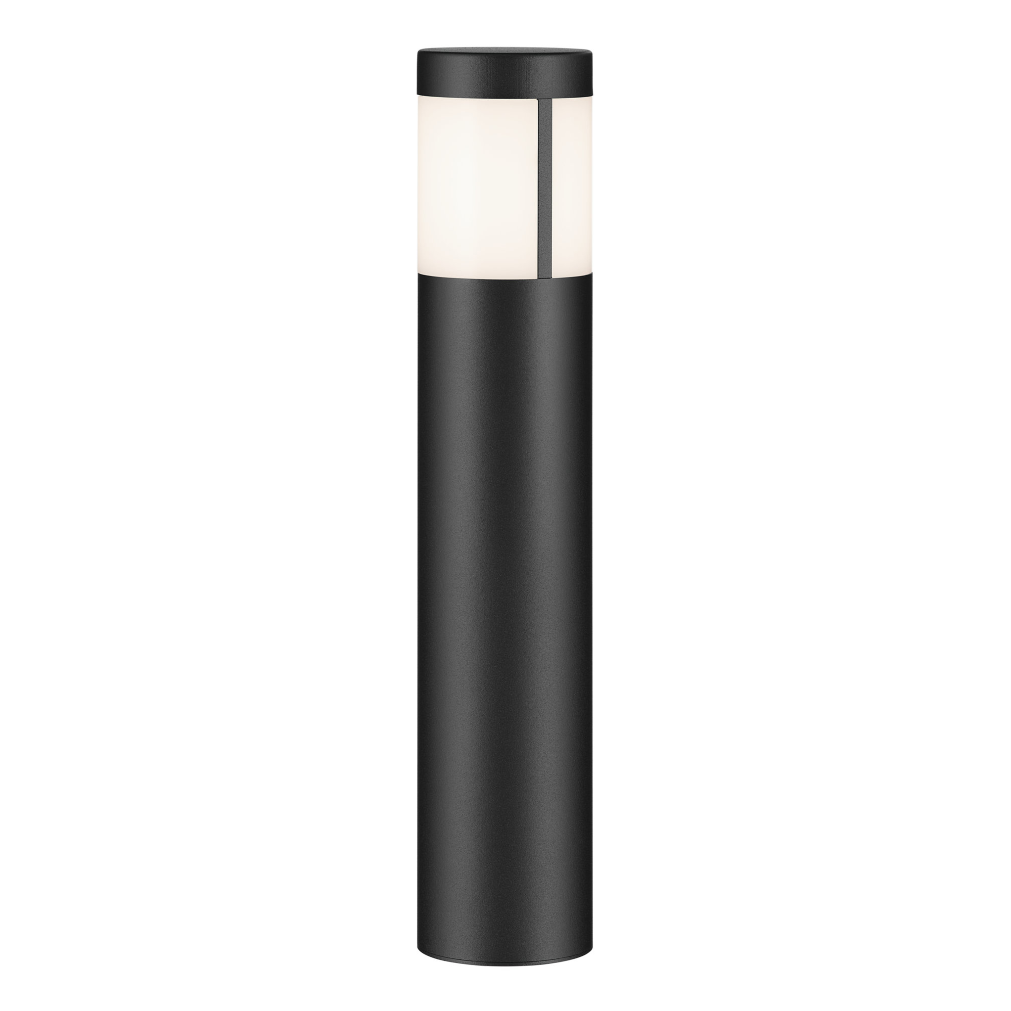 Kichler Lighting Kichler 12 Volt 2700K LED 15.2" Round Bollard in Textured Black Finish | Wayfair